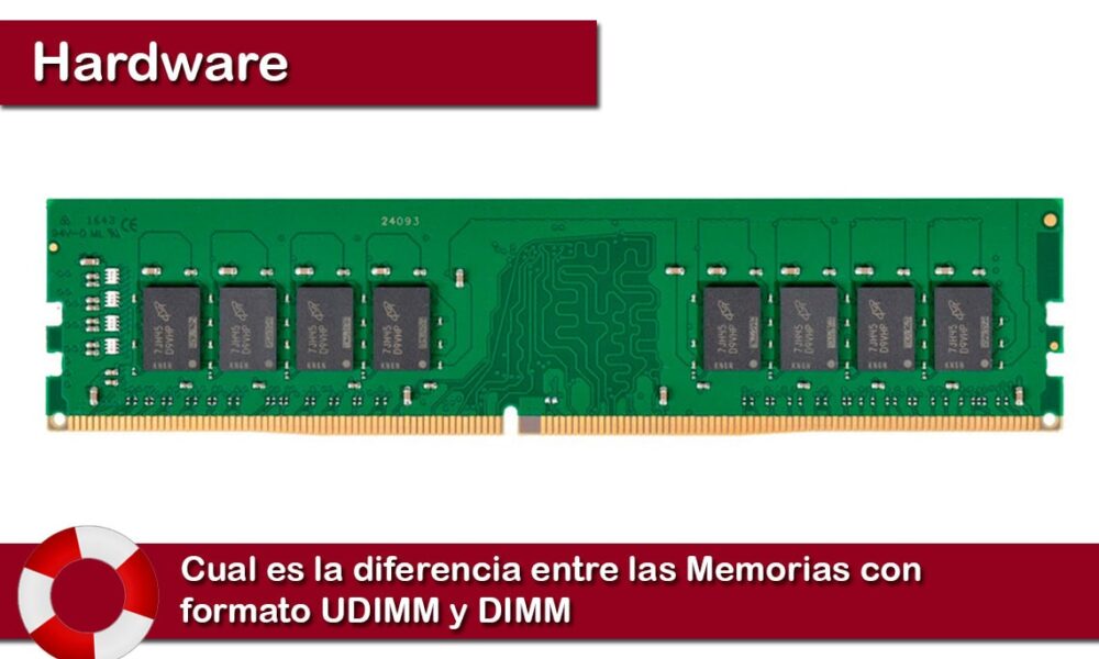 Cual es la diferencia entre las Memorias con formato UDIMM y DIMM 💻