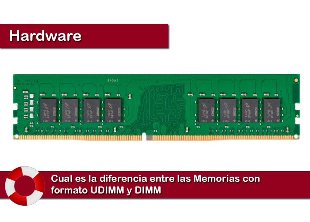 Cual es la diferencia entre las Memorias con formato UDIMM y DIMM 💻