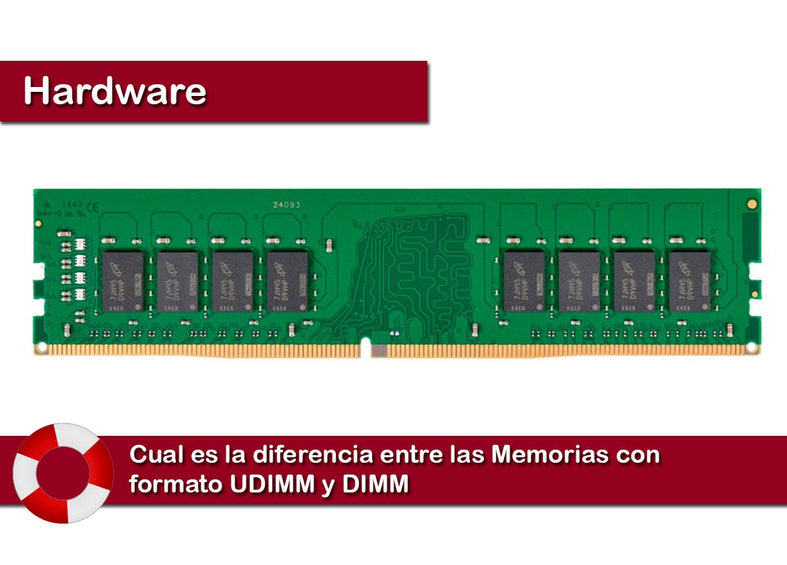 Cual es la diferencia entre las Memorias con formato UDIMM y DIMM 💻